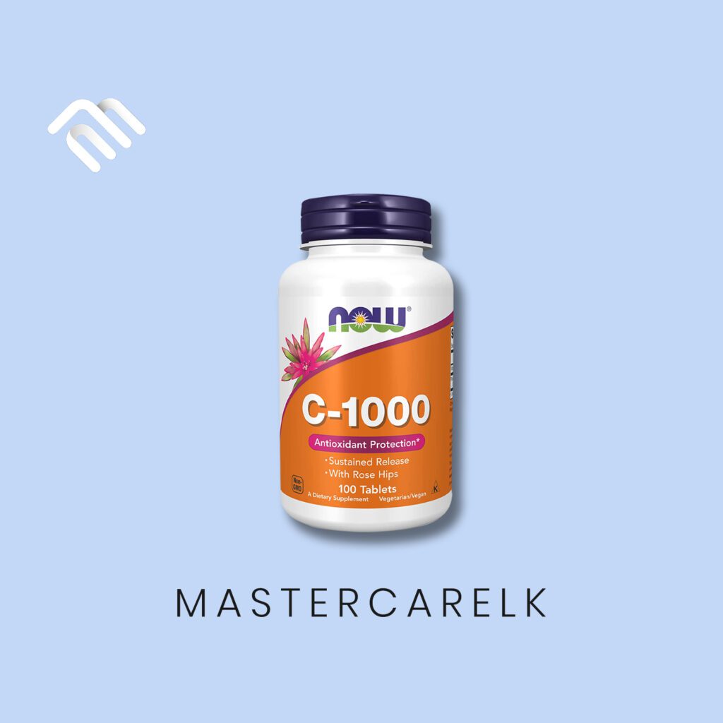 NOW C1000, 100 Tablets, 1000 mg – High Potency Vitamin C Supplement ...